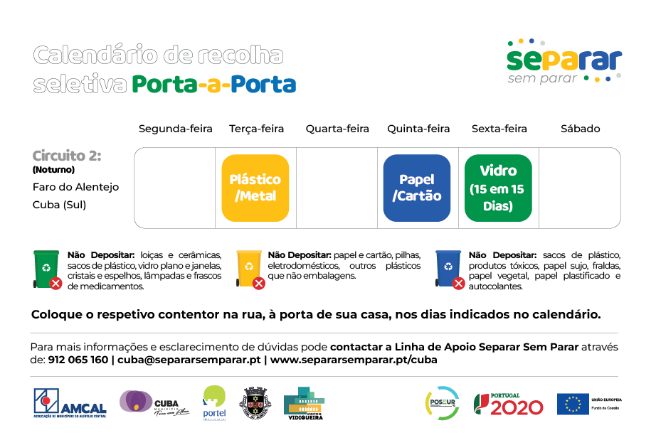 Projeto Separar sem Parar - Município de Cuba
